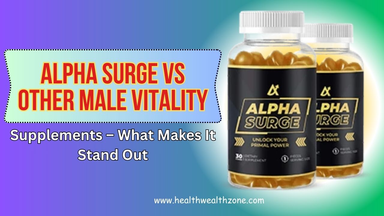 Alpha Surge vs Other Male Vitality Supplements – What Makes It Stand ...