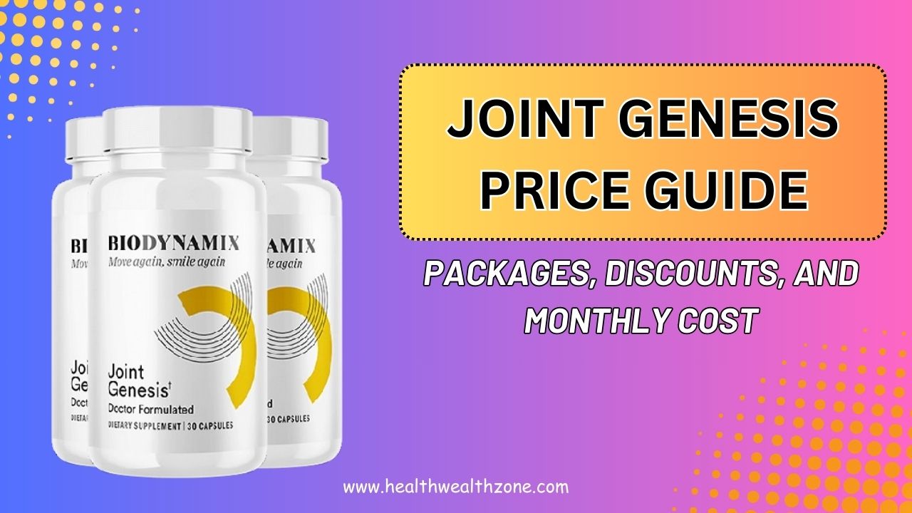 Joint Genesis Price Guide – Packages, Discounts, and Monthly Cost ((Mar ...