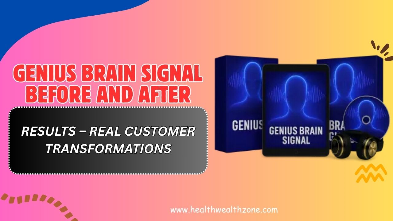Genius Brain Signal Before and After Results – Real Customer ...